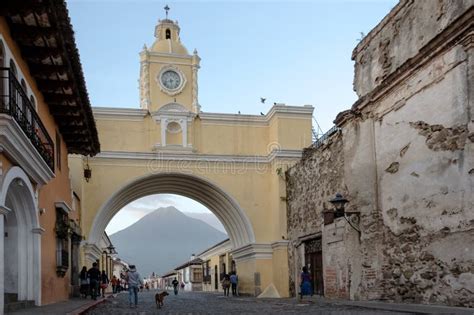 Architectural Detail Of Antigua Guatemala Editorial Stock Image Image