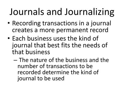 Ppt Journalizing Transactions Powerpoint Presentation Free Download Id 1655683
