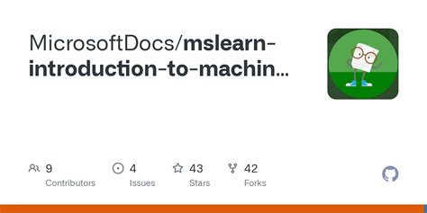 github microsoftdocs mslearn introduction to machine learning