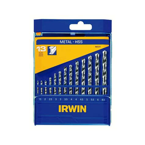 Jogo De Brocas Irwin Para Metal 15mm A 65mm 13 Peças