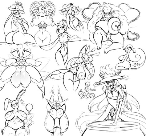 Rule 34 Azumarill Big Breasts Breasts Chubby Collage Disembodied Penis Female Florges Garter