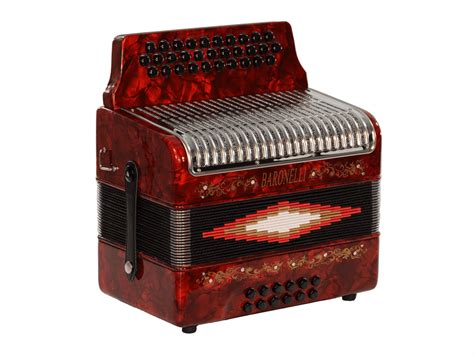 Baronelli Ac3112stg Rd Full Size 31 Button Accordion Gcf