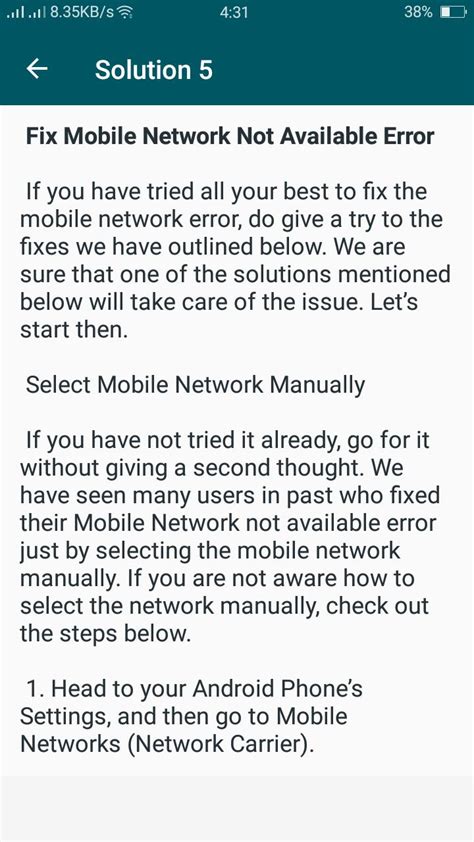 Fix Mobile Network Error Apk For Android Download