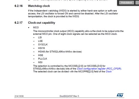 High Frequency Clock Signal Generation Stmicroelectronics Community