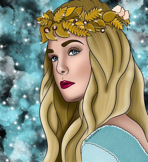 Aurora Sleeping Beauty Illustration