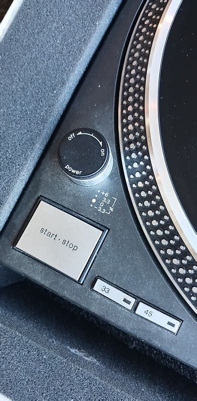 Technics SL MK Black With Skb Flight Case Reverb