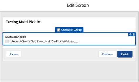 Visual Workflow Use Checkbox Group To Update Multiple Records
