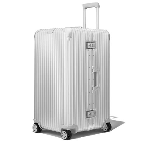 Original Trunk Xl Large Aluminum Suitcase Silver Rimowa