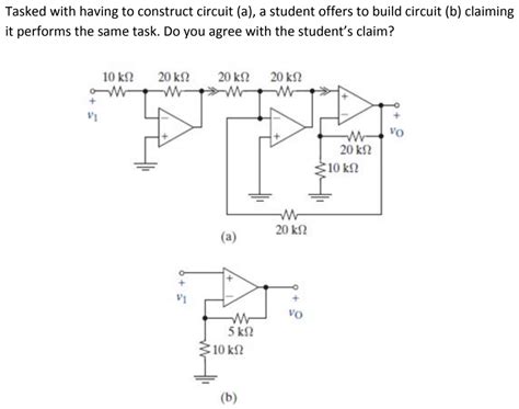 Solved Tasked With Having To Construct Circuit A A