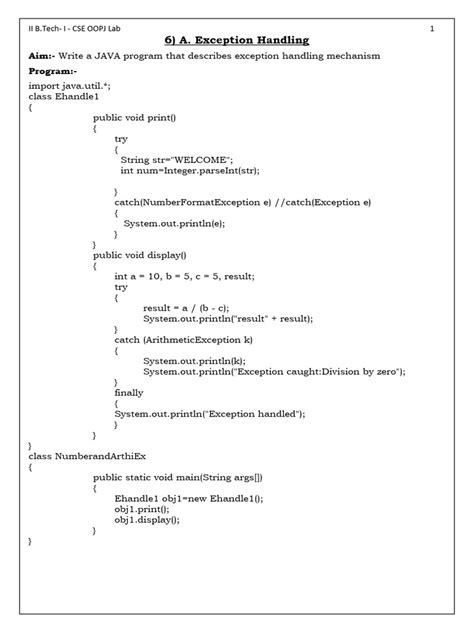 Oopj Part 2 Of 3 Lab Manual 24 25 Pdf
