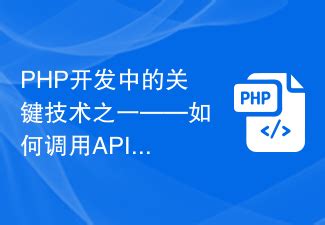 PHP开发中的关键技术之一如何调用API接口并进行数据的请求和响应 php教程 PHP中文网