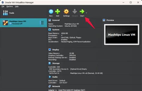 how to create linux virtual machine on windows mashtips