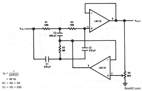 Adjustableqnotchfilter Basiccircuit Circuit Diagram