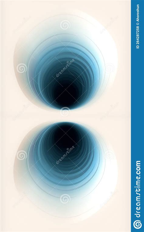 Abstract Colorful Pattern Of Circles Going Deep With A Displacement Effect 3d Rendering