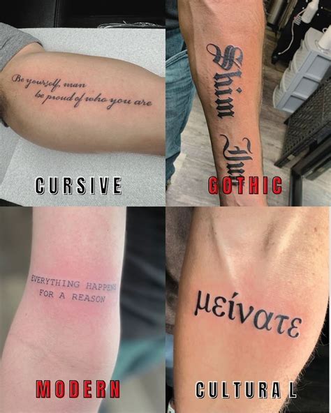 Exploring Different Tattoo Script Styles From Classic To Modern