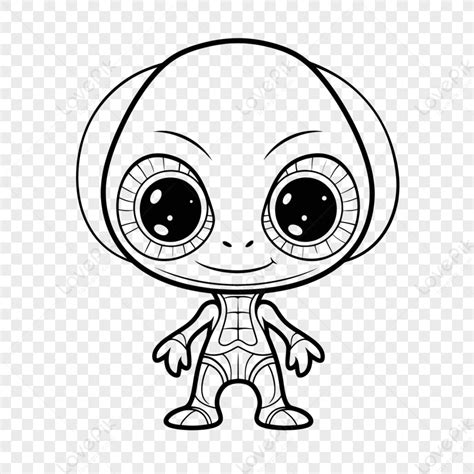 Cute Alien Coloring Book 2025