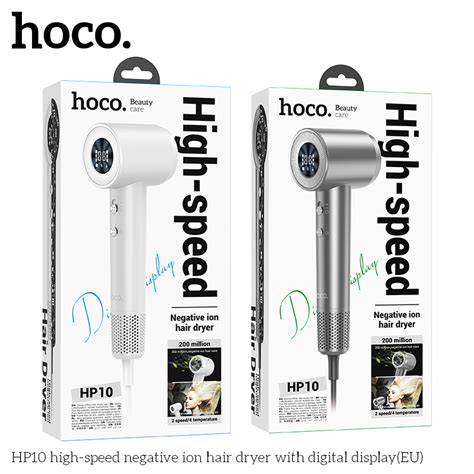 Máy sấy tóc ion âm tốc độ cao HP10 có màn hình kỹ thuật số EU