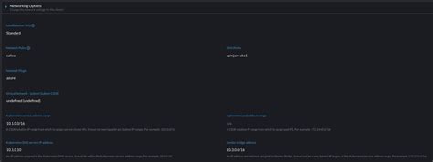 Aks Subnet Cidr Details Not Being Displayed Correctly · Issue 9526 · Rancherdashboard · Github