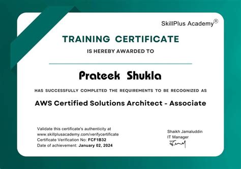 Pratik Shukla On Linkedin Aws Cloudcertification Careerprogress