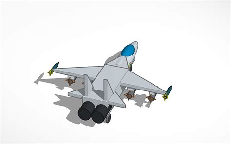 3d Design Fighter Aircraft Tinkercad