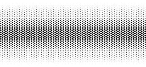 Dotted Gradient Halftone Background Horizontal Seamless Dotted Pattern In Pop Art Style Stock