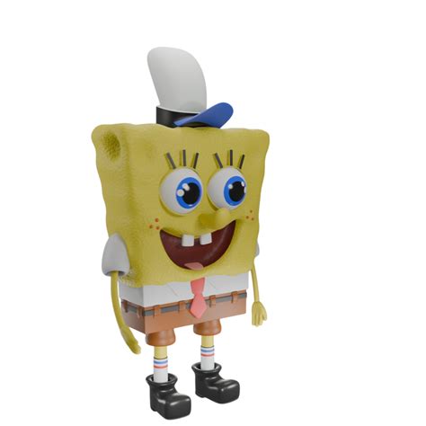 Spongebob Characters Models Blenderkit