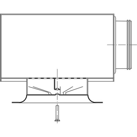 Swirl Diffuser Mm With Insulated Plenum Box Screw Fixing And Mm Side Connection