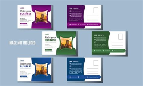 Premium Vector Post Card Design Premium Vector Post Card Design