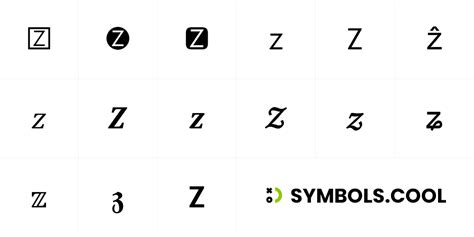 Z Symbols Ƶ 🅉 🅩 𝑧 𝔃 𝕫 Copy And Paste