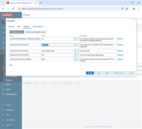 centos stream 9 zabbix 7 0 add monitoring target item server world