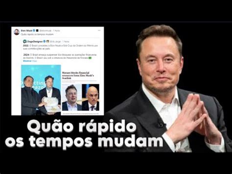 Elon Musk Acabou De Compartilhar No X Moraes Lula Brasil Venezuela