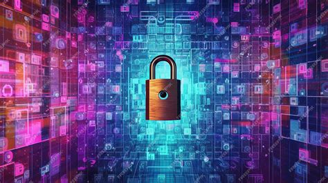 premium ai image conceptual cyber security encryption technique for