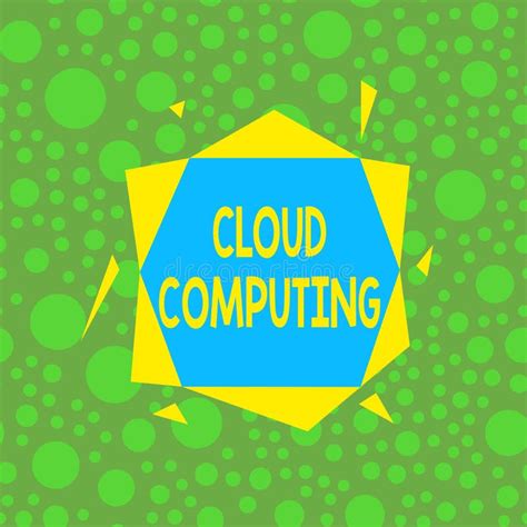 Handwriting Text Writing Cloud Computing Concept Meaning Storing And