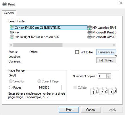 How To Adjust Printer Settings In Windows Dummies