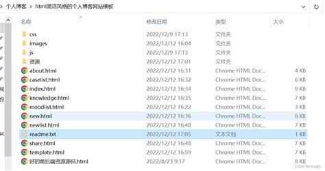 Html简洁风格的个人博客网站模板（源码） 个人博客模版 Csdn博客
