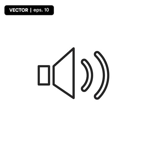 Premium Vector Speaker Icon Vector Audio Speaker Symbol Vector