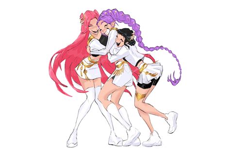 Rumi Zoey And Mira Kpop Demon Hunters Drawn By Joune5064 Danbooru