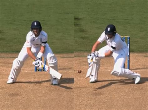 Watch Video Joe Root Smacks A Six Against Scott Boland With Outrageous Reverse Scoop In 1st
