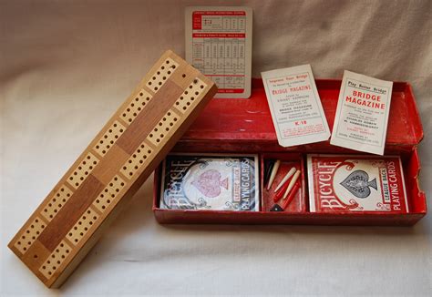 Vintage Cribbage Board Set Screaming Banshee