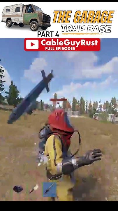 The Garage Trap Base Part 4 Cableguyrust Rust Rustpcgame Rustgame