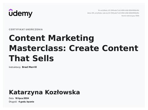 Katarzyna Kozłowska On Linkedin Contentmarketing Digitalmarketing Udemycourse