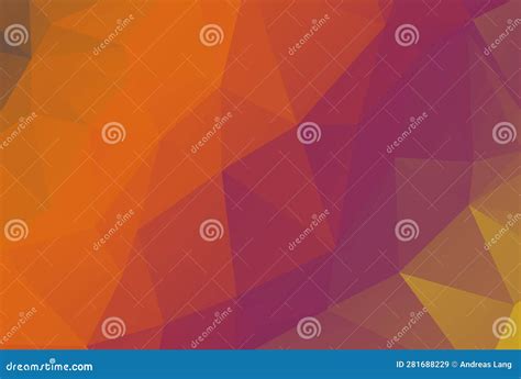 Polygonal Pattern Triangular Poly Texture Multicolored Polygon Shape Wallpaper Art Stock