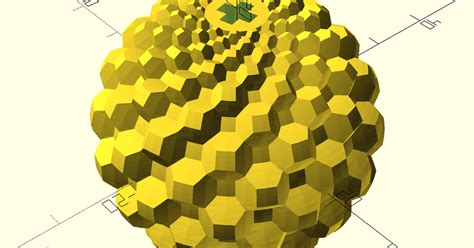 Truncated Octahedron Sphere By Gringer Download Free Stl Model