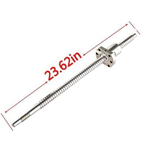 Ball Screw Cnc Parts Sfu1605 Rm1605 16mm 600mm With Metal Deflector