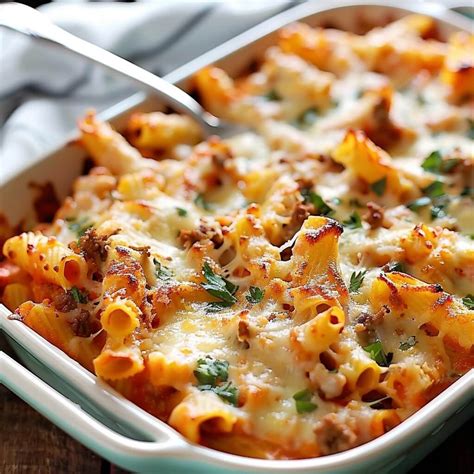 Baked Ziti With Ground Beef Recipe
