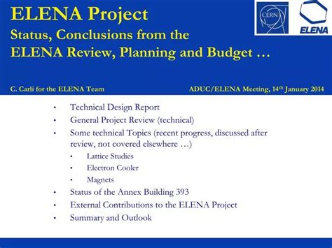 PPT Technical Design Report General Project Review Technical PowerPoint Presentation ID