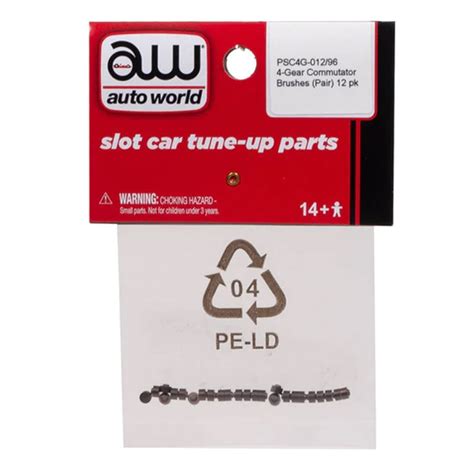 Auto World 4gear Commutator Brushes Pair 12