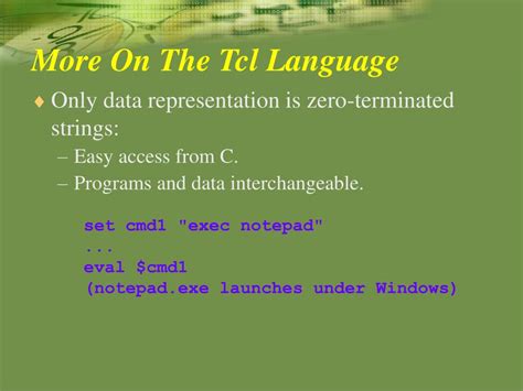 Ppt Tcl And Tk Powerpoint Presentation Free Download Id3212401