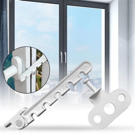 조절 가능한 어린이 방지 창문 제한 장치 설치 용이 드릴링 환기 없음 어린이 안전 보호 거실용 창문 잠금 장치 Aliexpress