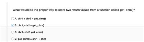 Solved Question 8 Of 10 Consider The Following Function Def